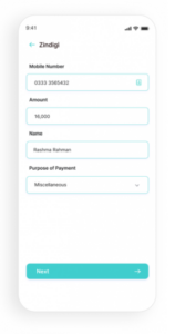 Send Money - Zindigi